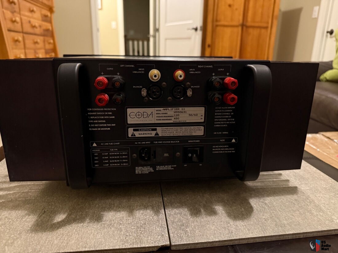 Coda Model 11 Full Class A Amplifier Pristine! Photo #5749529 - US ...