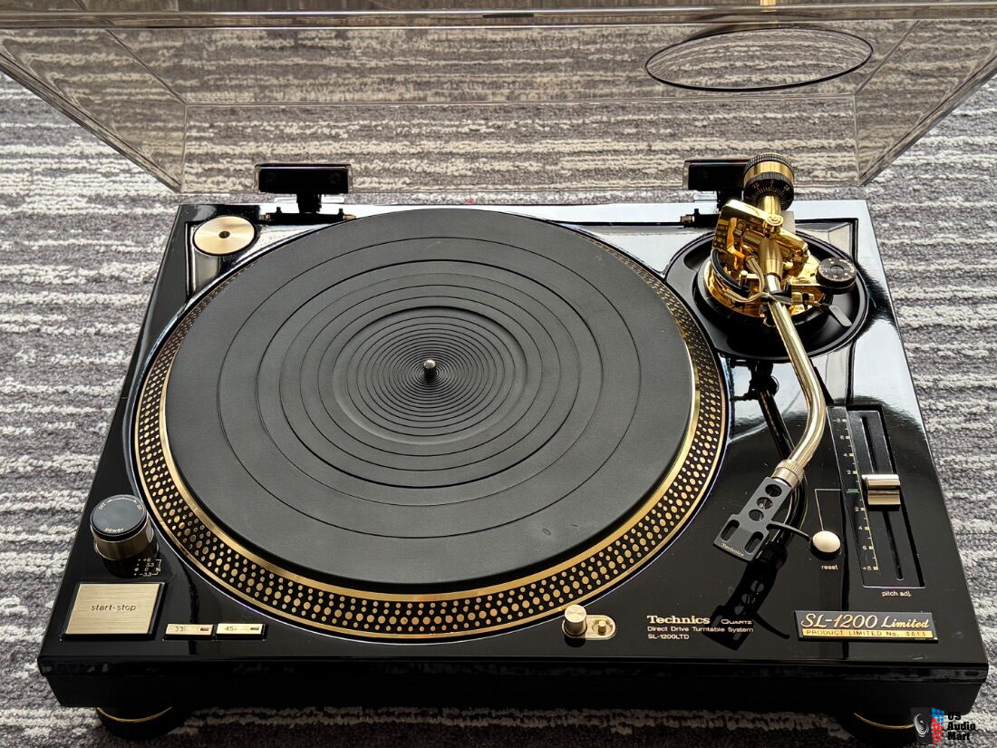 Technics SL-1200LTD Gold Limited Edition Direct Drive Turntable No 3611 ...