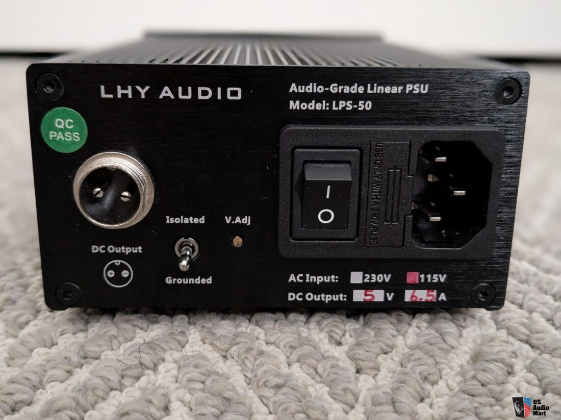 LHY Audio LPS50VA 5V Linear Power Supply (For Bluesound, WiiM, Topping ...