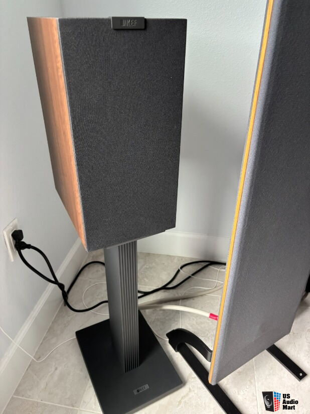KEF Q Concerto Meta in Walnut with SQ1 Slate Grey Stands For Sale ...