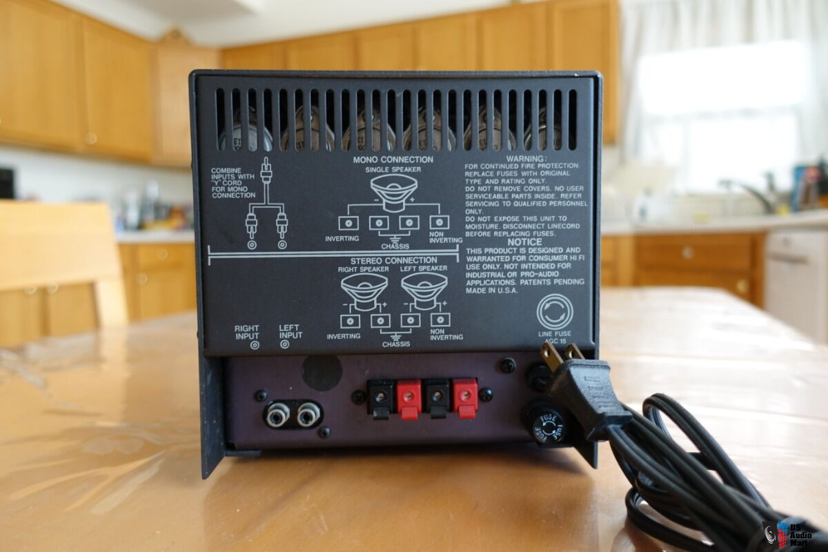 Carver M-400a power amplifier 200 watts / channel Photo #5754560 - US ...