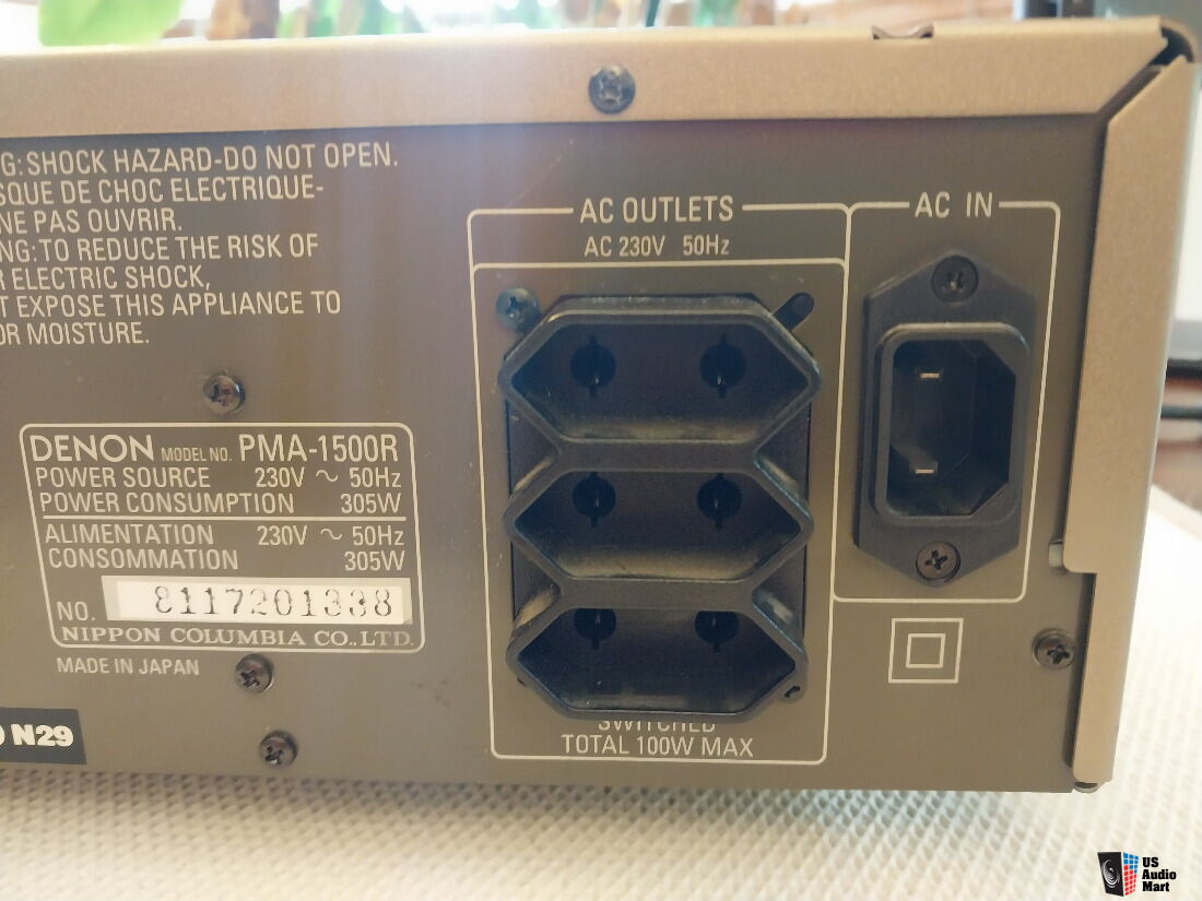 Denon PMA-1500R integrated amplifier Photo #5757995 - US Audio Mart