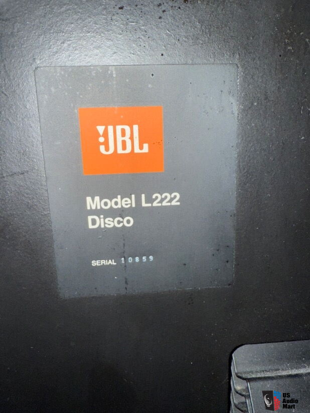 JBL L222 Disco 1978-81 Loudspeakers Photo #5758080 - US Audio Mart