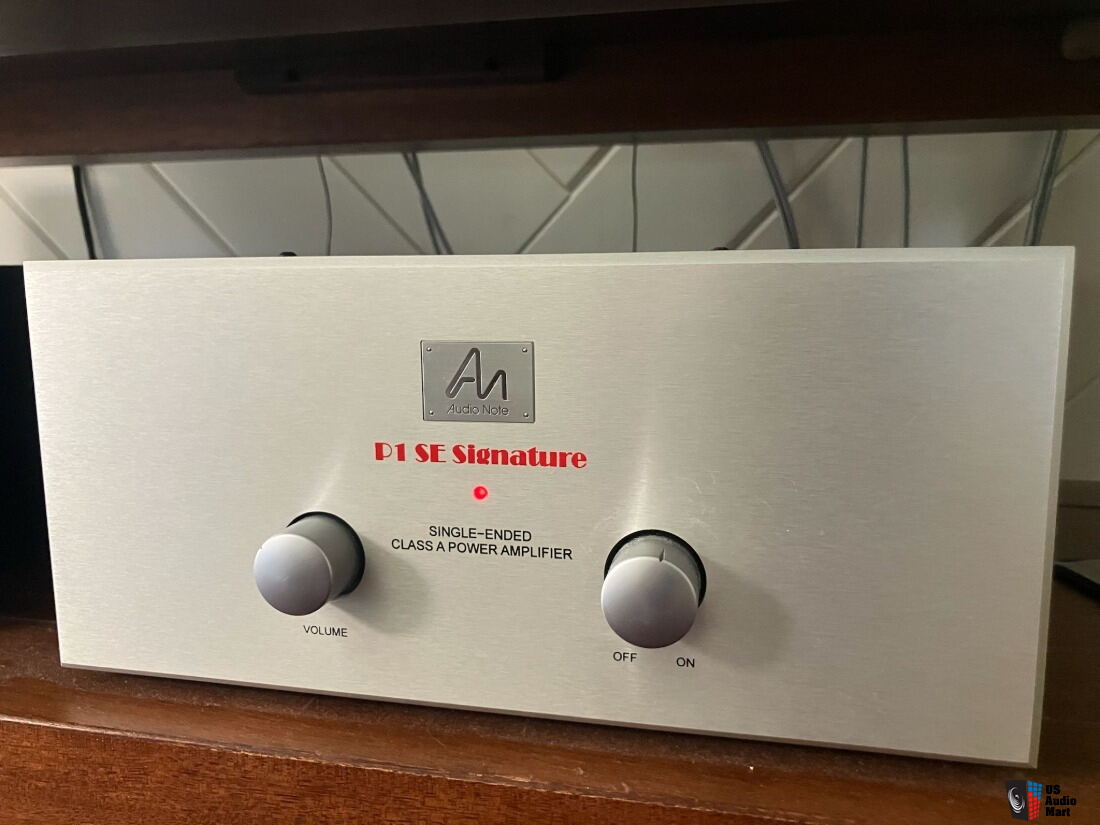 Audio Note UK P1 SE Signature Photo #5758108 - US Audio Mart