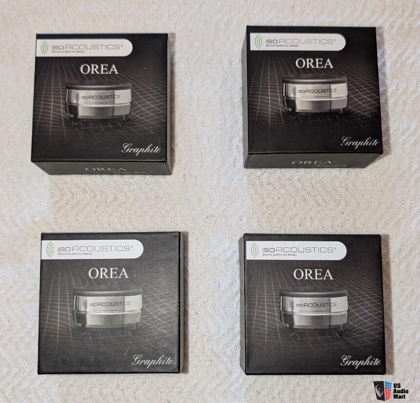 IsoAcoustics OREA Graphite vibration isolator (set of 4) For Sale - US ...