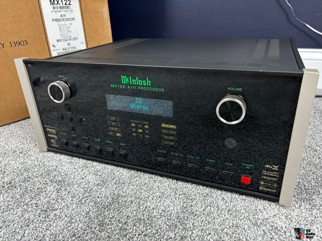 McIntosh MX122 Atmos Surround Sound Processor/Pre Amp Analog and ...