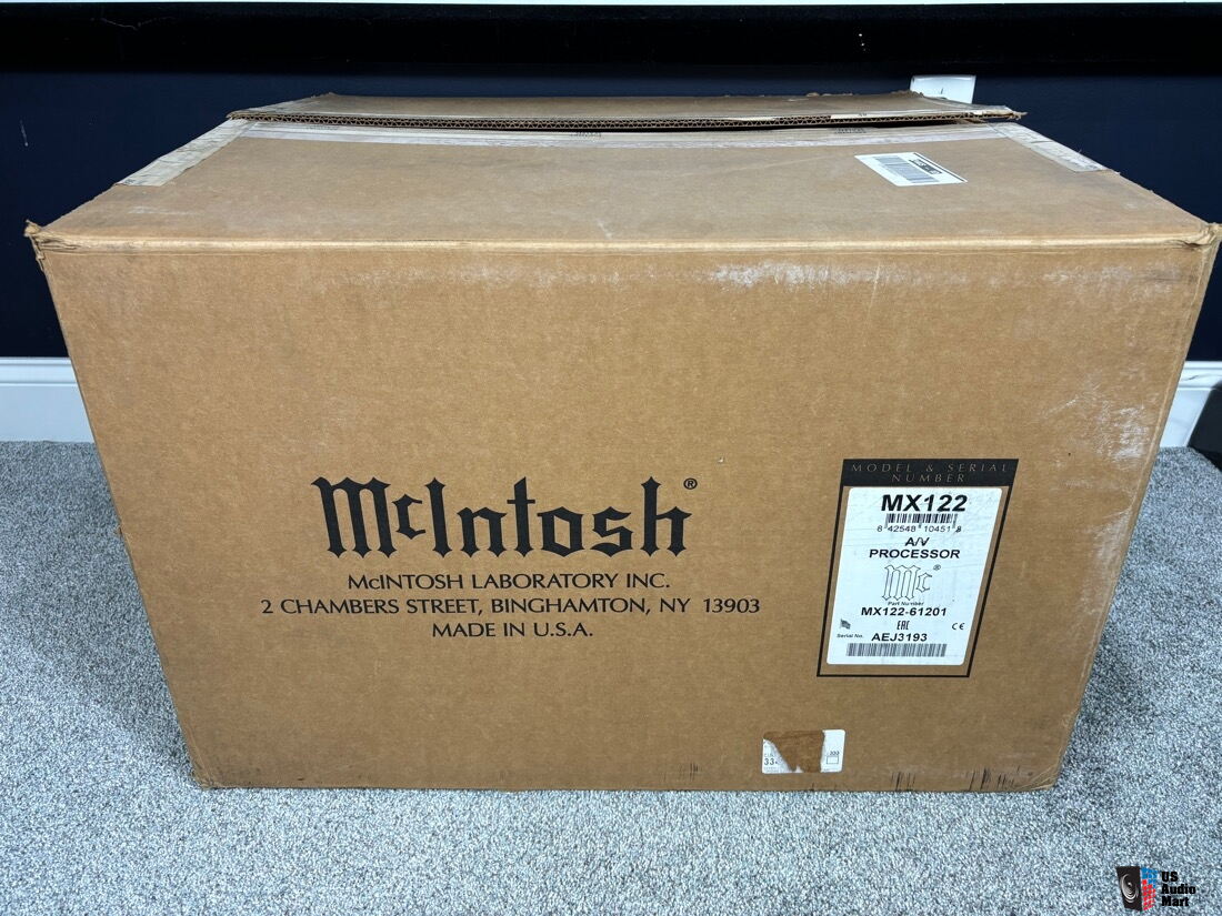 McIntosh MX122 Atmos Surround Sound Processor/Pre Amp Analog and ...