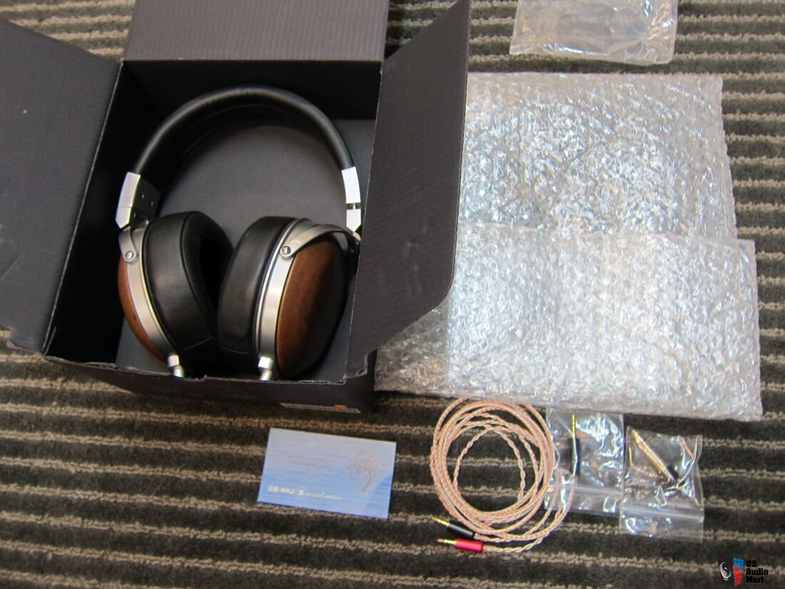 E-Mu Teak Headphones, Removable Cables,Teak Cups,Silver/Copper Quality ...