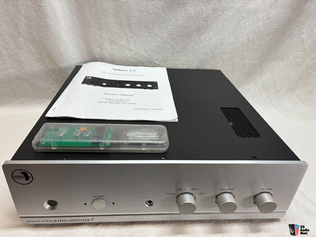 Rogue Sphinx V3 Integrated Amp with skeleton remote - Excellent ...