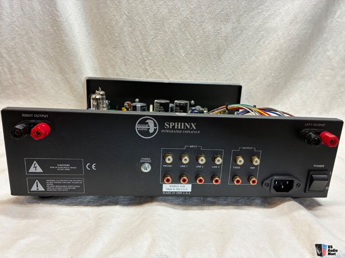 Rogue Sphinx V3 Integrated Amp with skeleton remote - Excellent ...