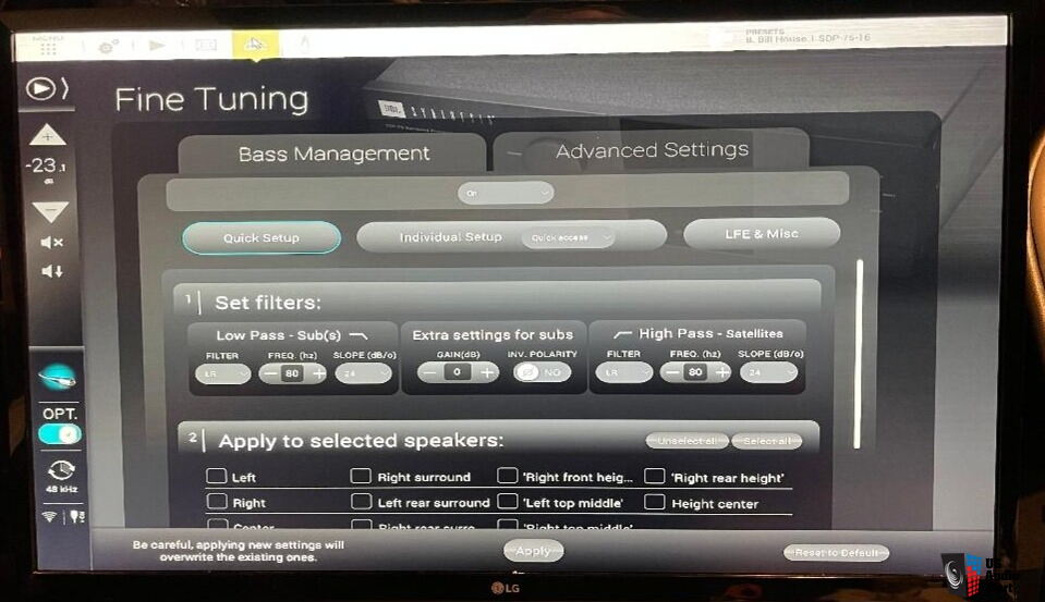 JBL Synthesis SDP-75 Rebadged Trinnov Altitude 32 16+4 Channels Photo ...