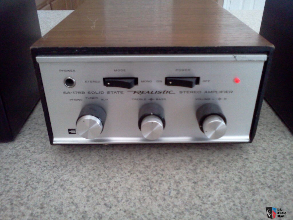 Realistic SA-175B Compact Solid State Stereo Amplifier 30W - *Nice ...