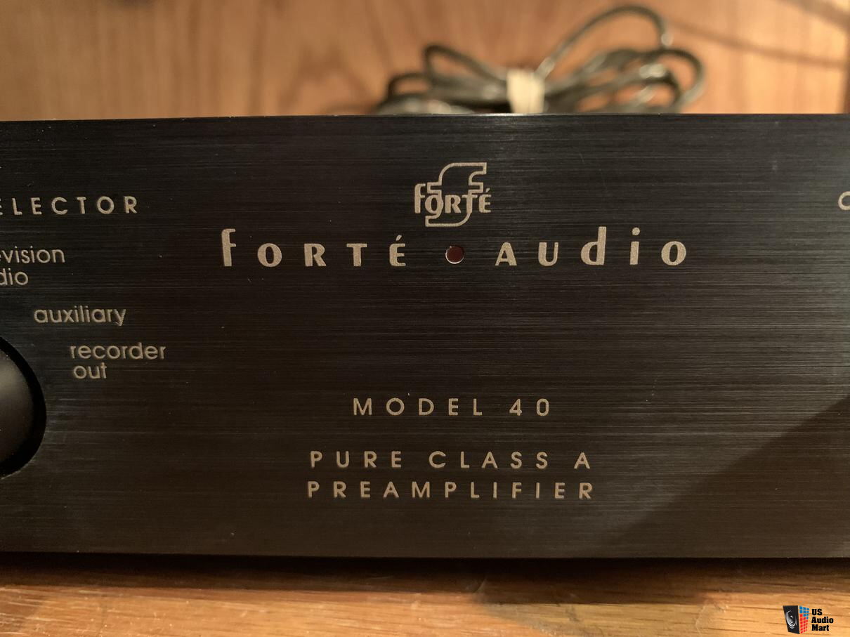 Forte' Audio Mode 40 Preamplifier - Class A line stage preamplifier ...