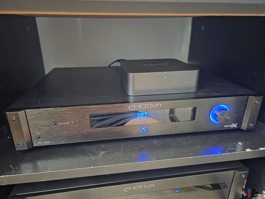 Emotiva BasX PT-100 Stereo Preamplifier, DAC, Phono Stage And FM Tuner ...