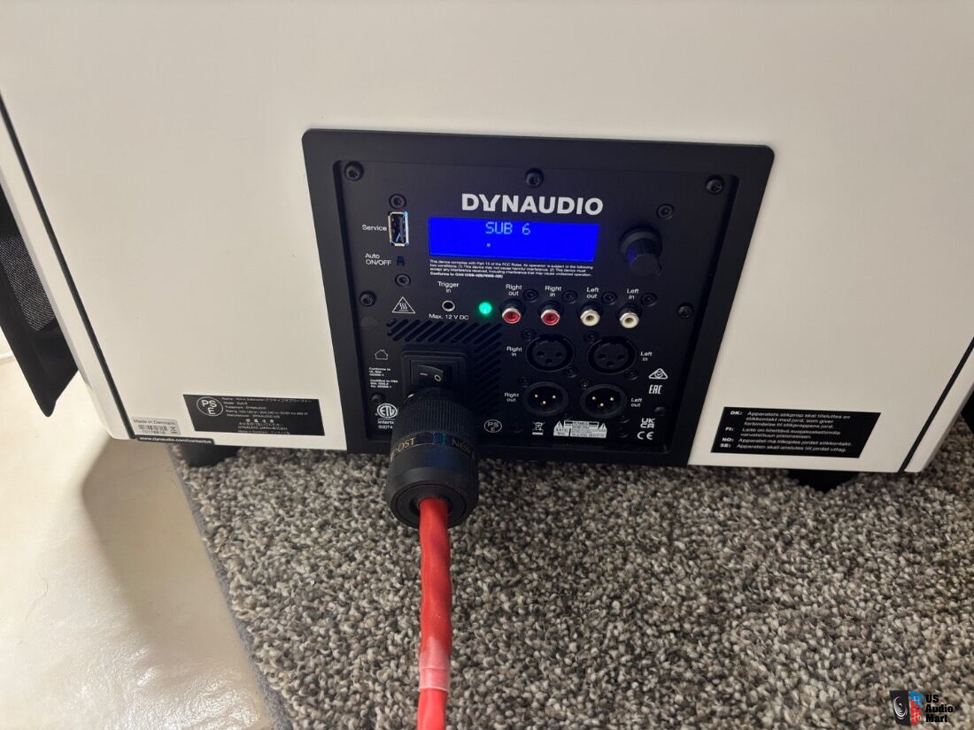 DynAudio SUB 6 (White) less than 6 months old Photo #5765127 - US Audio ...