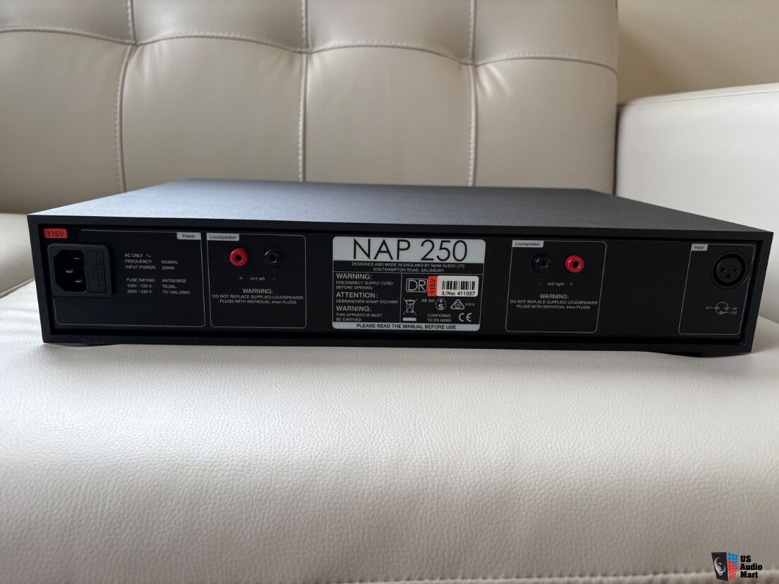 Naim Power Amp NAP 250 - DR 115V Photo #5766461 - US Audio Mart