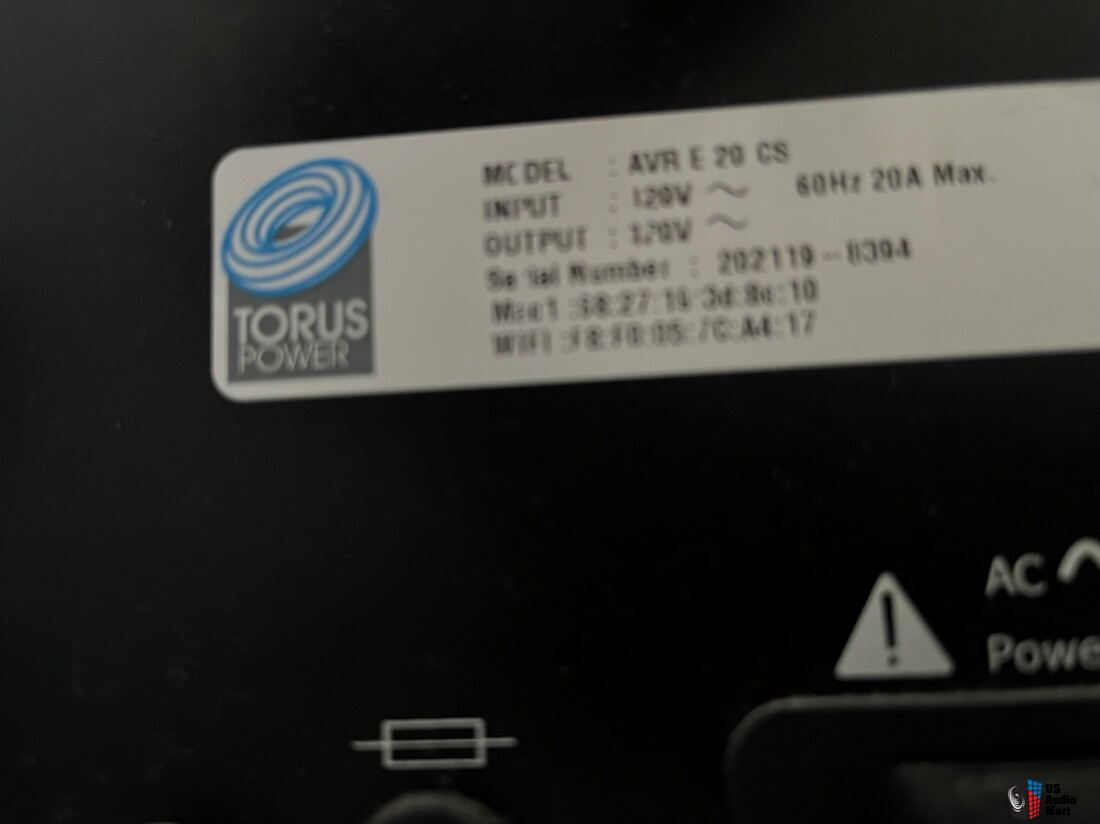 Torus Power AVR Elite 20 CS Torroidal Power Conditioner — LOCAL PICKUP ...