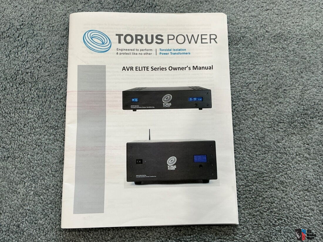 Torus Power AVR Elite 20 CS Torroidal Power Conditioner — LOCAL PICKUP ...