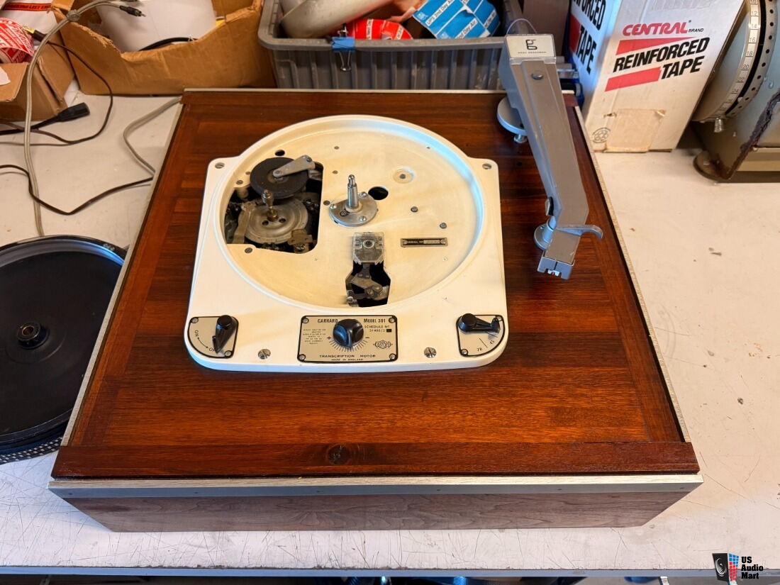 Garrard 301 Schedule 2 Oil Bearing Turntable With Gray Research 208 ...