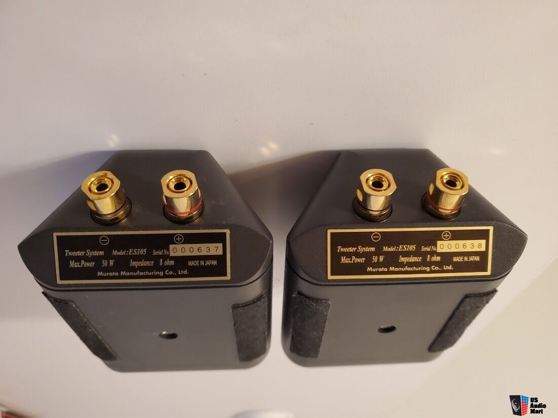 MuRata ES-105 SuperTweeters Photo #5769176 - US Audio Mart