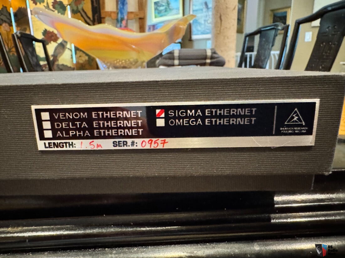 Shunyata Sigma Ethernet cable 1.5 meter Photo #5771116 - US Audio Mart