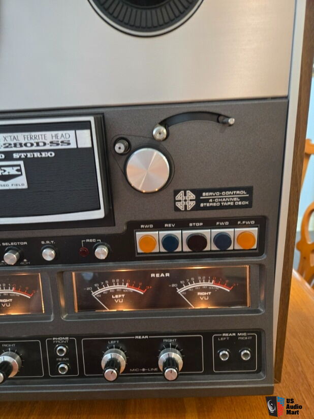 Akai GX-280D-SS quadraphonic reel-to-reel 4 channel stereo tape deck ...