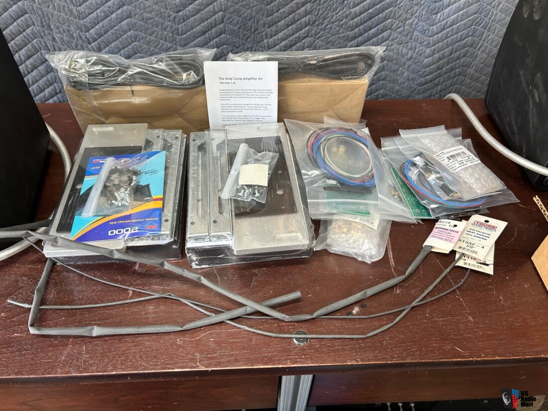 Unbuilt Stereo Pair of Amp Camp Kits - silver Photo #5774107 - US Audio ...