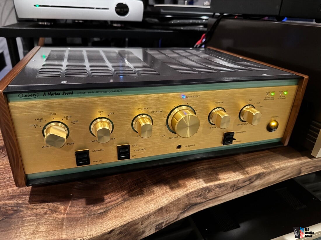 Leben CS600x Integrated Amplifier (w/reserve Ray Tubes!) For Sale - US ...