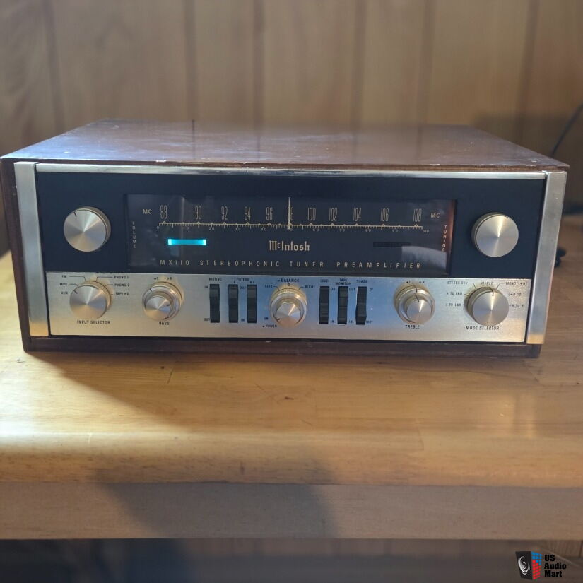 McIntosh MC2105 Amp + MX110X Tube Preamp - Working Pair - Local Pickup ...