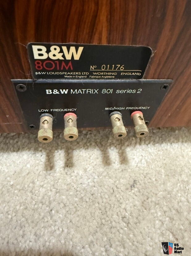 B&W matrix 801 series 2 Photo #5788707 - US Audio Mart