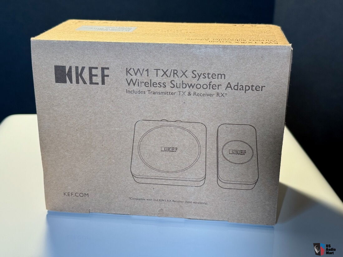 KEF KC92 Subwoofer Plus KEF KW1 Wireless Sub Kit-Shipping Included ...