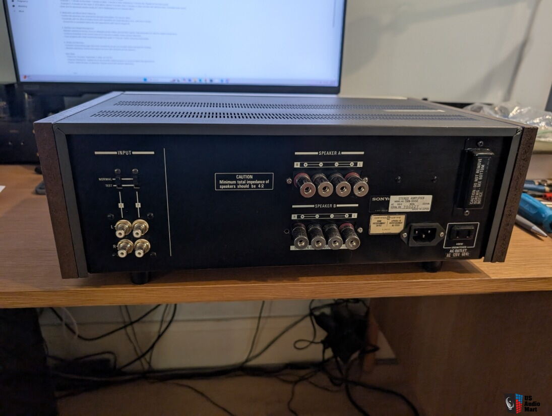 Sony TAN-5550 Vfet amplifier fully RESTORED Photo #5792968 - US Audio Mart