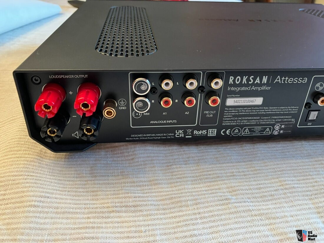 Roksan Attessa Integrated Amplifier w/ onboard DAC - New Price Photo ...