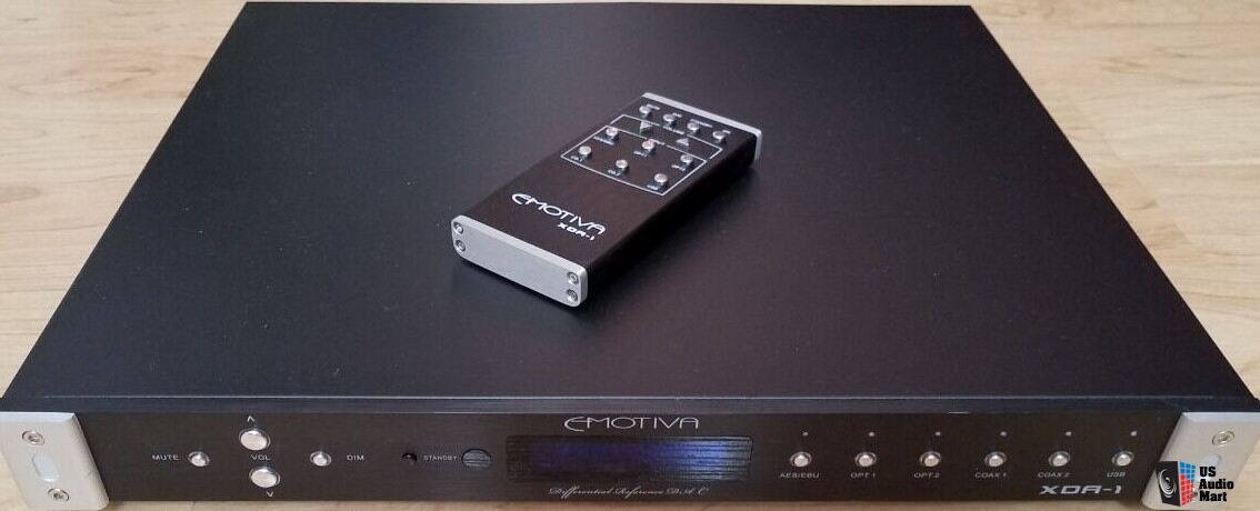 Emotiva XDA-1 Digital DAC/Preamp w/Remote Photo #5794591 - US Audio Mart