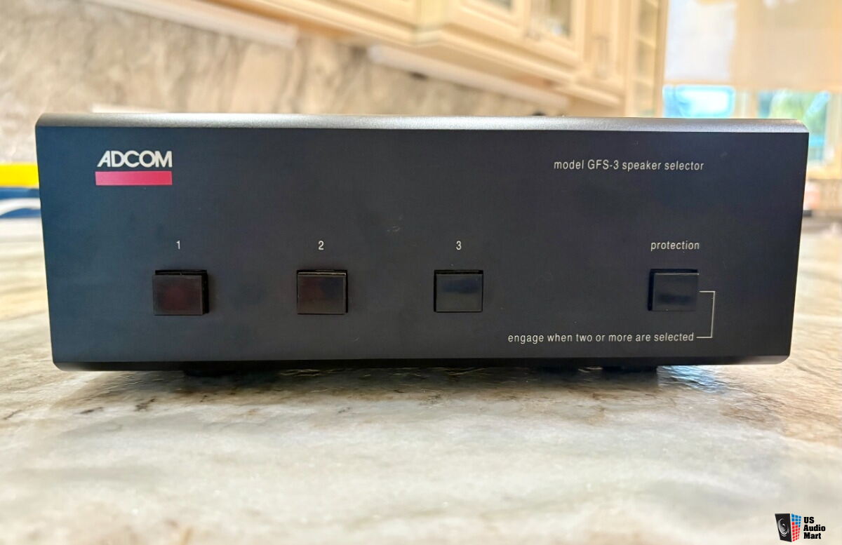 Adcom GFS-3 Multi-Zone Speaker Selector Switch - Excellent Condition ...