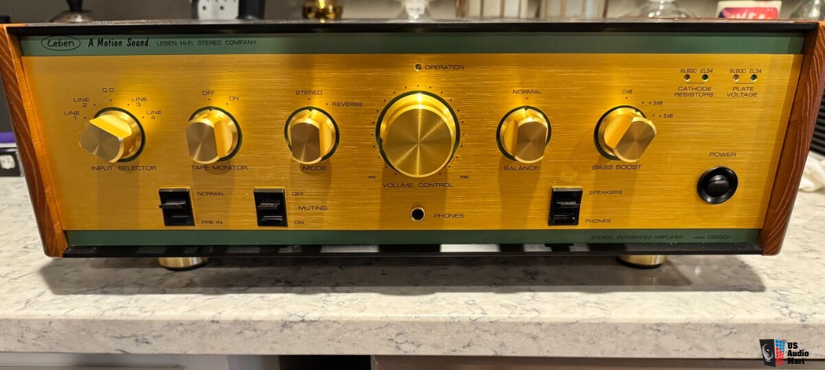 Leben CS600X Tube Integrated Amplifier For Sale - US Audio Mart