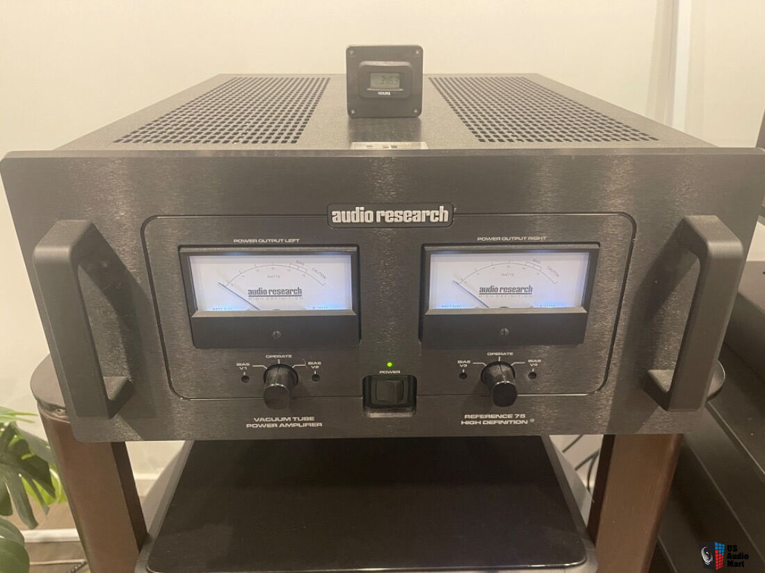Audio Research REF 75 SE Black Amp- Mint- low hours For Sale - US Audio ...