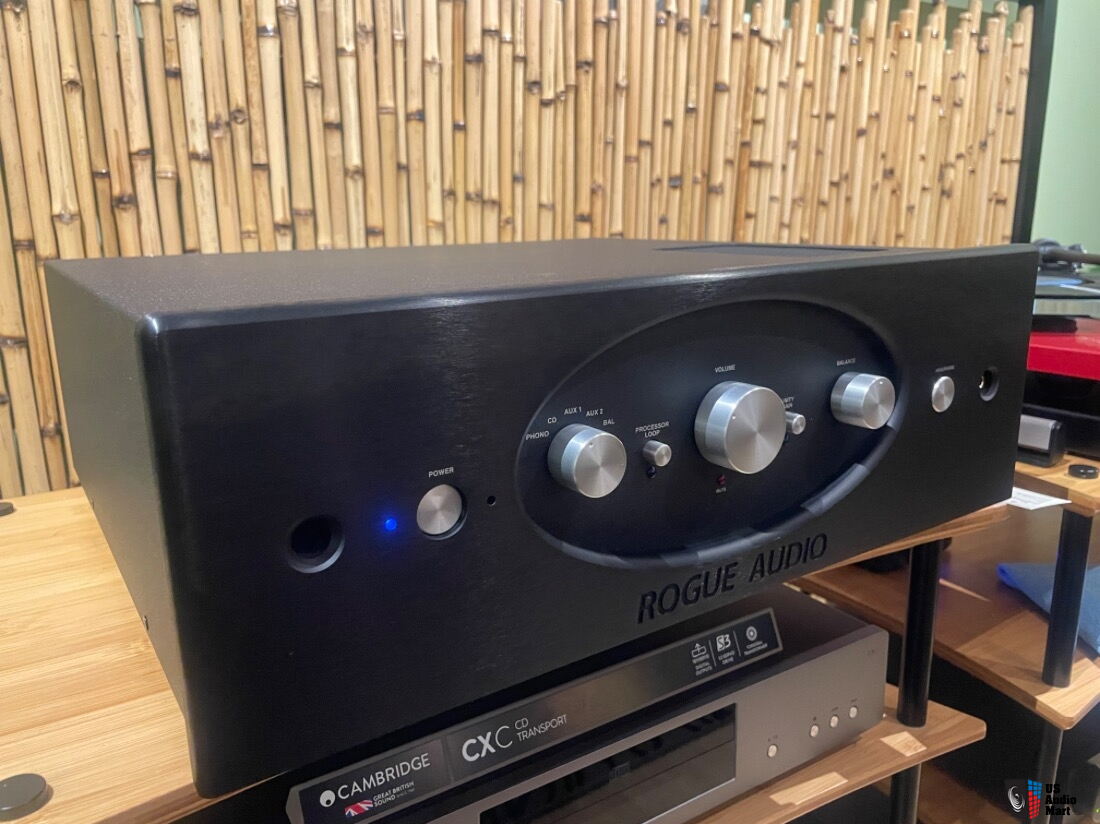 Rogue Pharaoh V1 Hybrid Integrated Amplifier - BLACK Dealer Ad - US ...