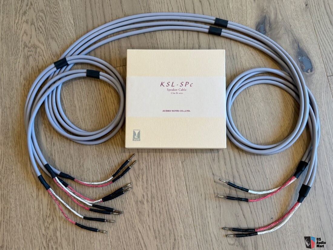 Kondo KSL-SPc 2.5m Bi-Wire speaker cables Photo #5803797 - US Audio Mart