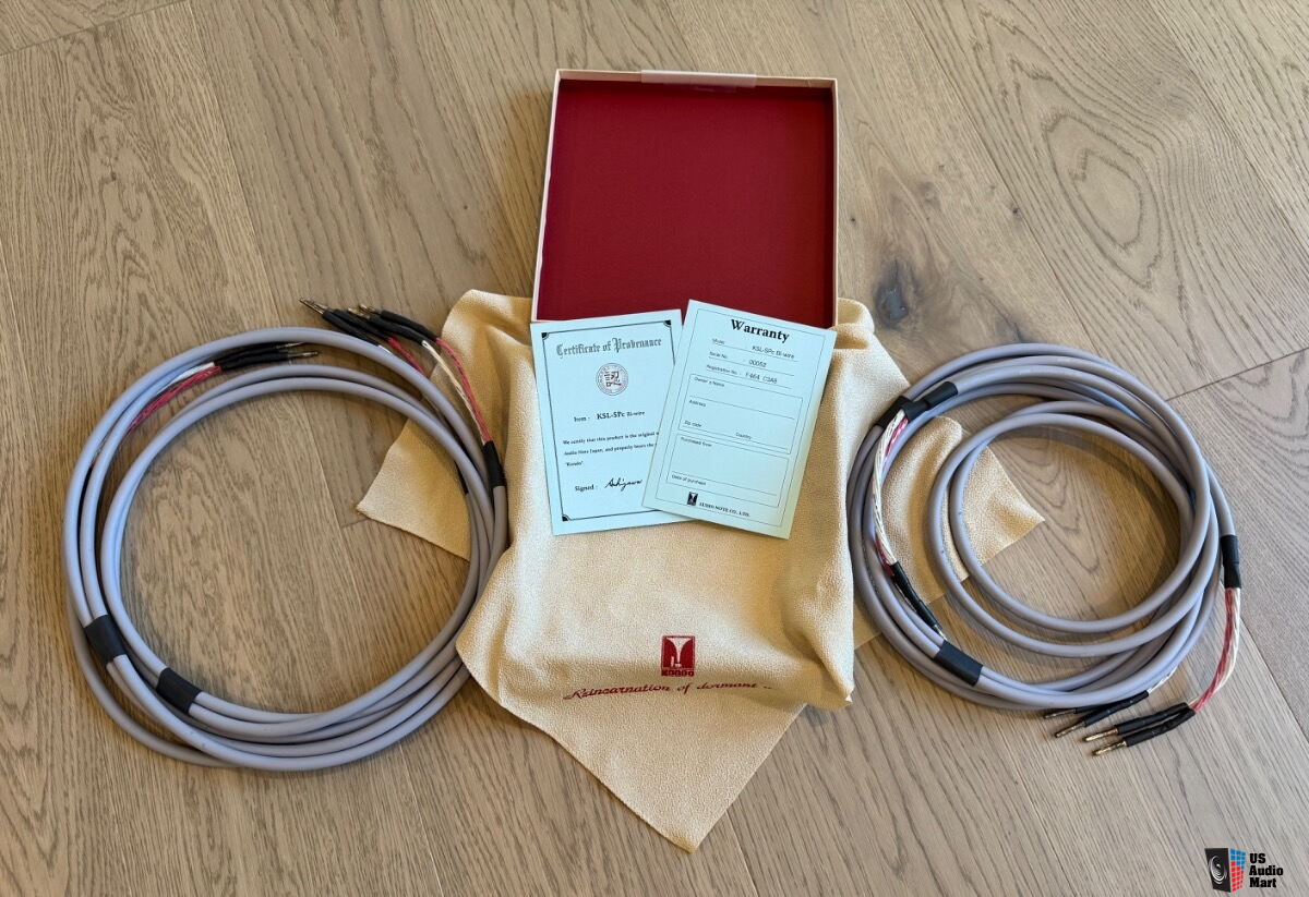 Kondo KSL-SPc 2.5m Bi-Wire speaker cables Photo #5803798 - US Audio Mart
