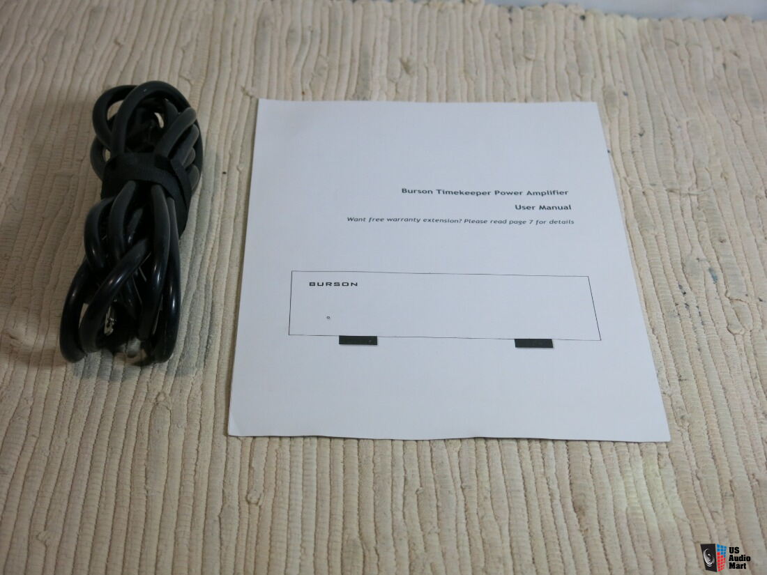 Burson Timekeeper Stereo Power Amplifier Photo #5805243 - US Audio Mart