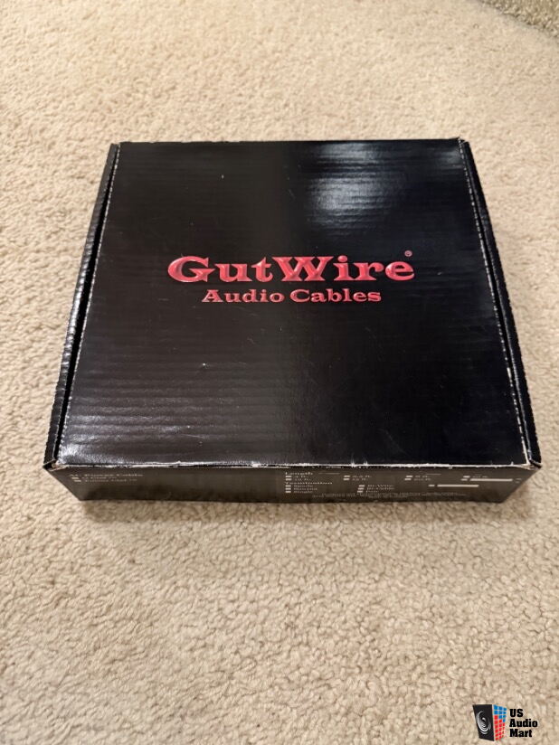 GutWire G Clef AC Power Cord cable 15A IEC with original box and papers ...