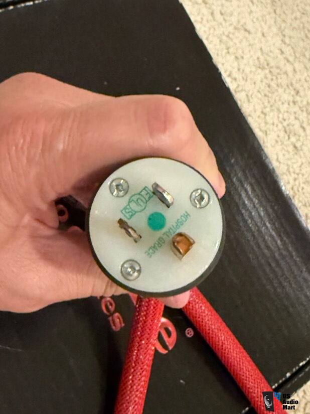 GutWire G Clef AC Power Cord cable 15A IEC with original box and papers ...