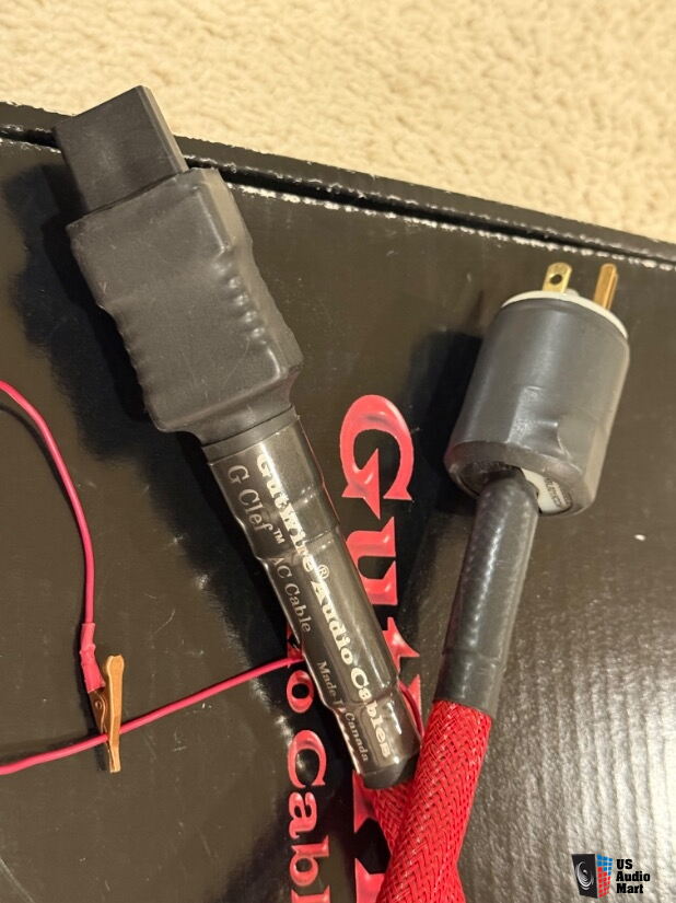 GutWire G Clef AC Power Cord cable 15A IEC with original box and papers ...