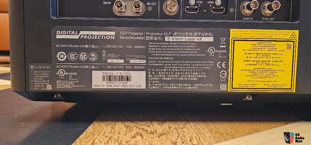 Digital Projection E-Vision Laser 4K-UHD Black Photo #5807717 - US ...