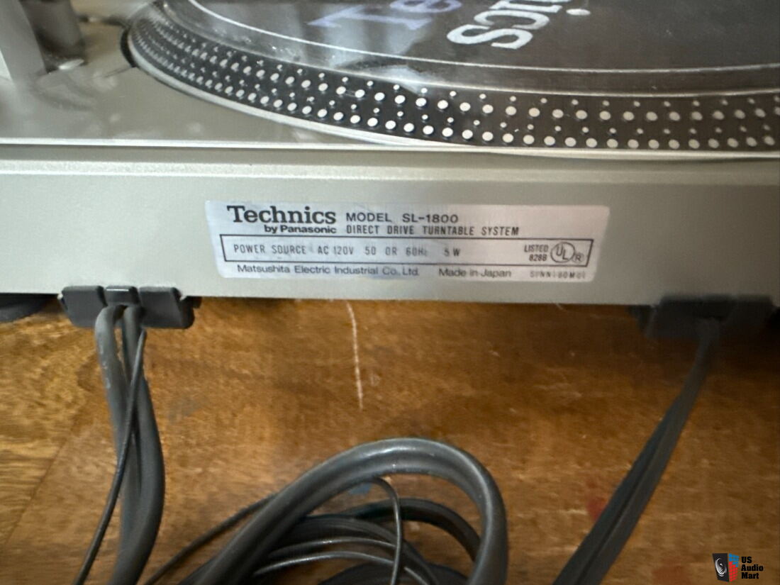 Technics SL-1800 Turntable Photo #5808553 - US Audio Mart