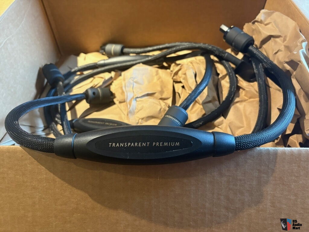 Transparent Audio Premium Power Cables - 1M Gen5 (3 cords available ...