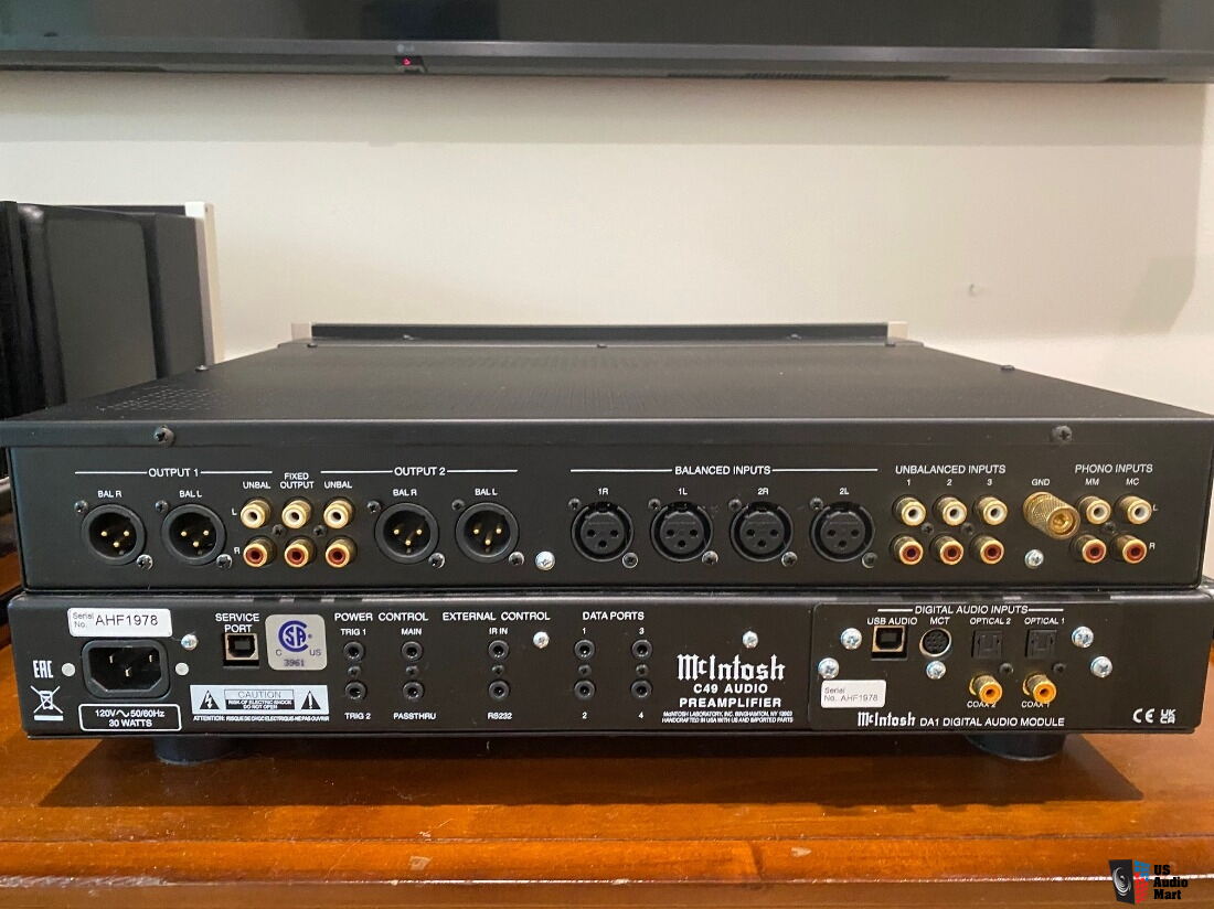 Mcintosh C49 Pre Amp with DAC and Phono Stage Photo #5812396 - US Audio ...