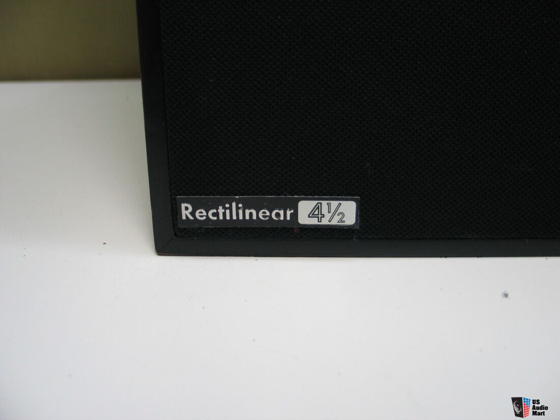 Rectilinear 4.5 Speakers Extremely Rare ( Circa 1977 ) Photo #5812490 ...