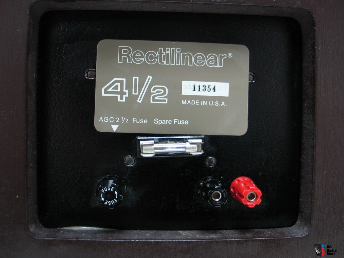 Rectilinear 4.5 Speakers Extremely Rare ( Circa 1977 ) Photo #5812490 ...
